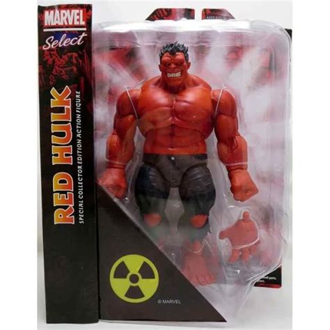 Marvel Select Red Hulk Action Figure By Diamond Select Toys Shopee