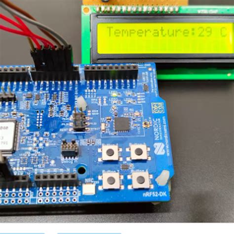 temperature measurement without sensors nrf52832