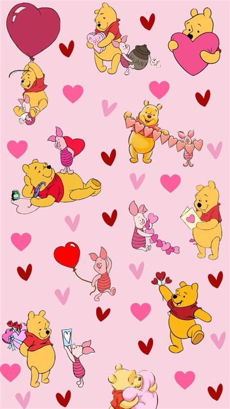 Winnie The Pooh Valentines Wallpaper 🩷 ️ Winnie The Pooh Pictures