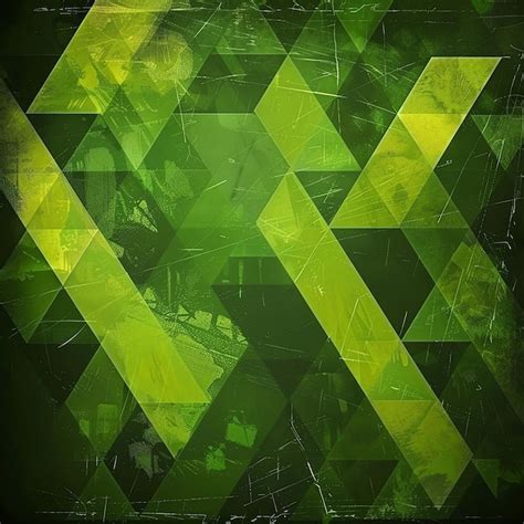 Green Pattern Graphic Premium Ai Generated Image