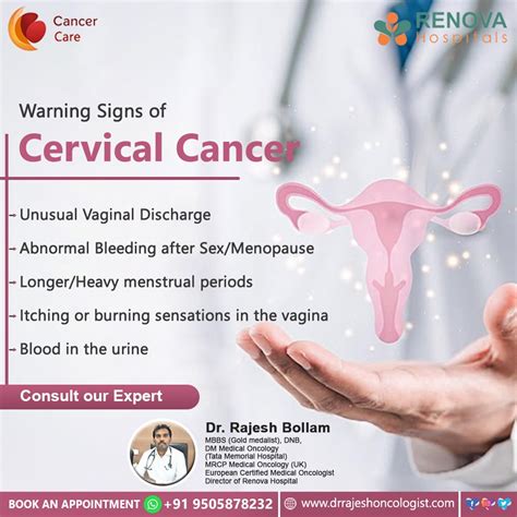 Dr Know The Warning Signs Of Cervicalcancer Unusual Discharge