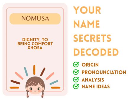 Nomusa Girl Name Meaning And Pronunciation