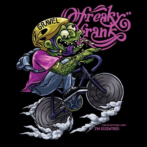 Freaky Frank With Text Illustration Stock Vector Illustration Of Symbol Poster 369299787