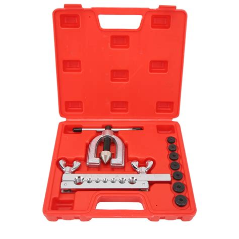 9pcs Flaring Tool Kit Highly Efficient Rugged Reliable Double Flaring Tool Kit For Brake Line