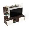 Rowlet Mini Engineered Wood Tv Unit In Wenge And White Finish
