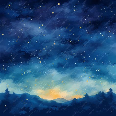 Premium Photo Colorful Of Pastel Indigo Canvas With Yellow Ink Spots