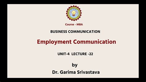Business Communication Employment Communication Aktu Digital