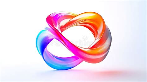 A Colorful Abstract Design On A White Background Stock Illustration