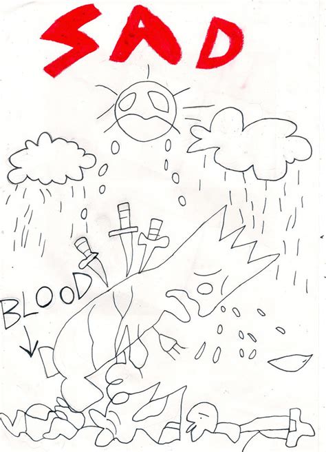 Bart Simpson Sad Drawing By Amalockh1 On Deviantart