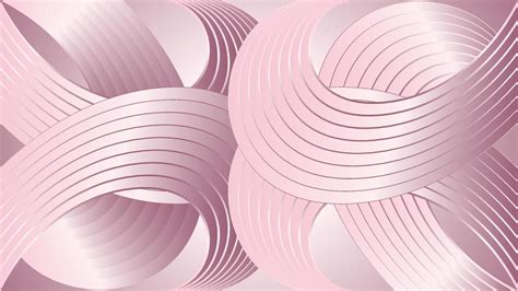 Wavy Shiny Curve Pink Ribbon Abstract Background Design Template