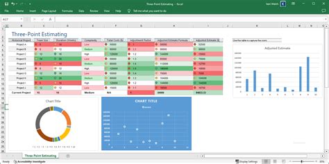 Three Point Estimating Excel Tutorial Ms Office Templates With Ai