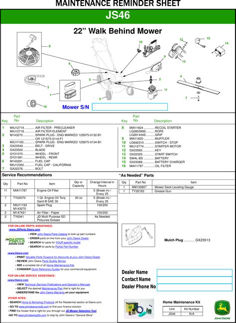 John Deere Js46 Users Manual