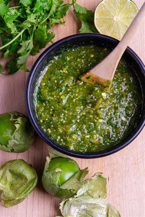 Authentic Salsa Verde Recipe Tomatillos Fjcy