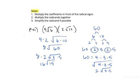 How To Solve Square Root Multiplication Algebra Study