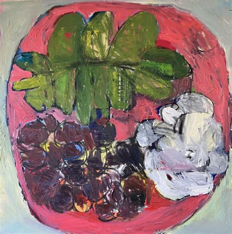 Still Life With Cale Cauliflower And Beetroot Par Barbara Kuebel