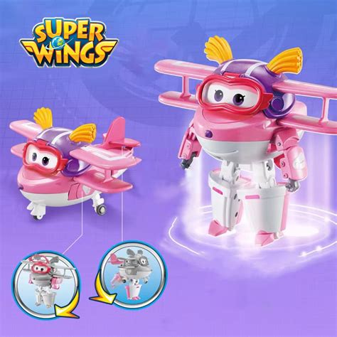 Super Wings Season 7 Big Transforming Ellie And Shine