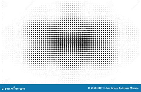 Halftone Dot Pattern Background For Comic Stock Vector Illustration