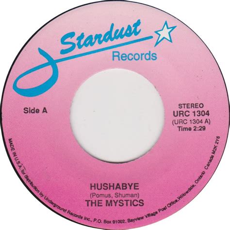 45cat The Mystics New York City Hushabye A Little Bit Of Soap