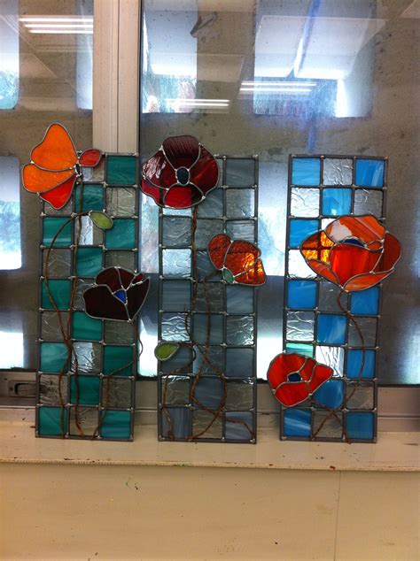 Stained Glass Triptych Triptych Stained Glass Decor