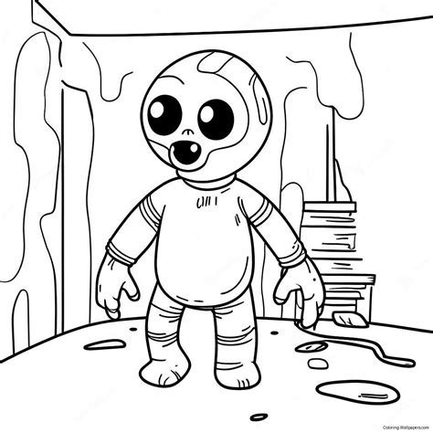 Scp 173 In A Dark Room Coloring Page 54954 43480