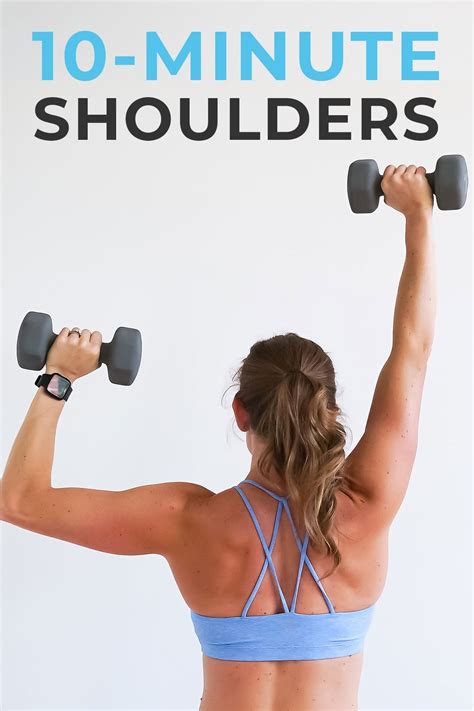 Overhead Shoulder Press 100rep Arm Workout Popsugar