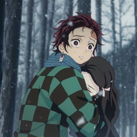 Tanjiro Kamado Icon Kimetsu No Yaiba Demon Slayer Hugging Tanjiro