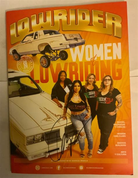 2024 Lowrider Magazine Women Of Lowriding Signed By Dazza Ebay