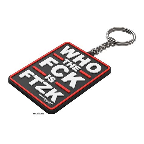 Who The Fck Is Ftzk Schlüsselanhänger Soft Pvc Sebastian Fitzek