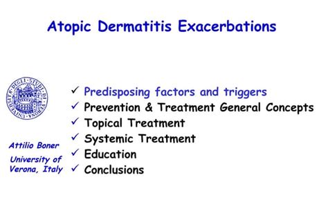 Atopic Dermatitis Exacerbations Ppt