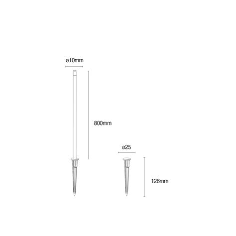 Mini Pole Dot Large 2700k Loja Romalux