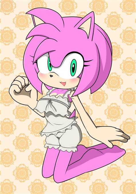 Amy Rose Pijama Kawaii Adesivos Bonitos Ideias De Cosplay Amy Rose