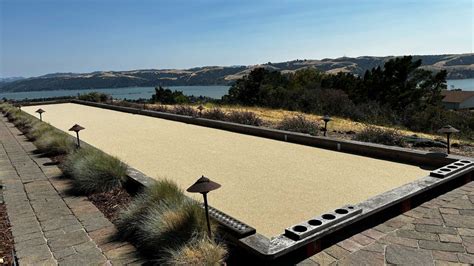 Residential Bocce Ball Court Installation Heavenly Greens