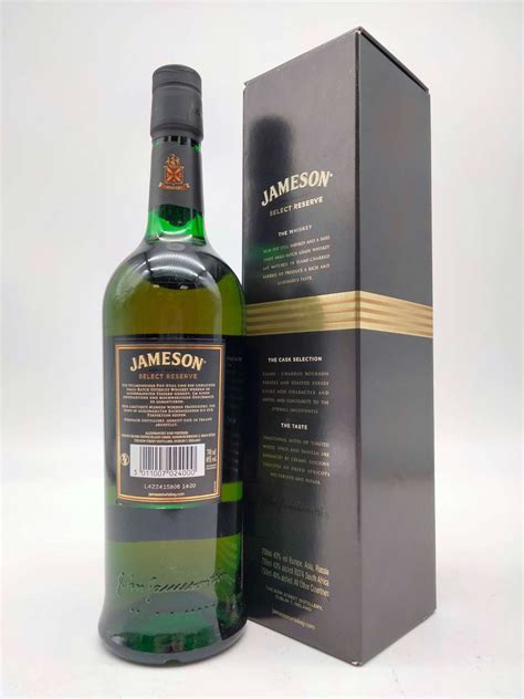 Jameson Small Batch Select Reserve Whiskey Bidders Irish Whiskey