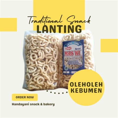 Jual Lanting Klanting Rasa Bawang Khas Daerah Kebumen Oleh Oleh Khas