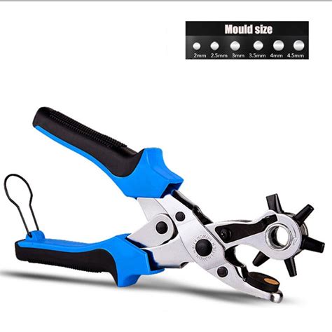 Multifunctional Punch Pliers Toolrevolving Leath Vicedeal