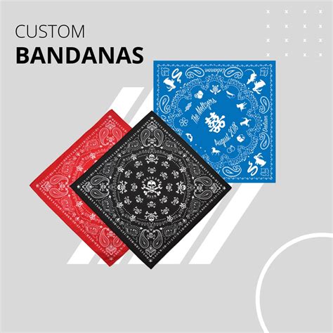 Custom Bandanas Custom Printing For Bandanas Headwear Handkerchiefs