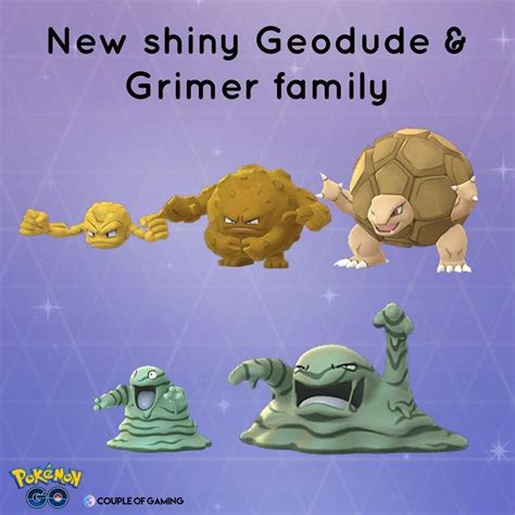 Shiny Geodude And Shiny Grimer Are Now In The Wild 🌳 Do You Already
