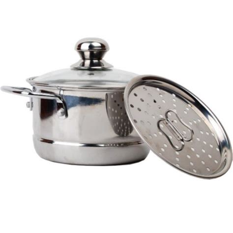 Jual Royal Life Langseng Steamer Pot Kukusan Mini 16 Cm Stainless S40416 Shopee Indonesia