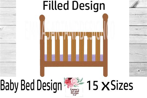 Cot Machine Embroidery Design Machine Embroidery Cot Design Etsy