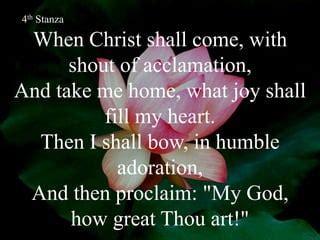 How Great Thou Art Pptx