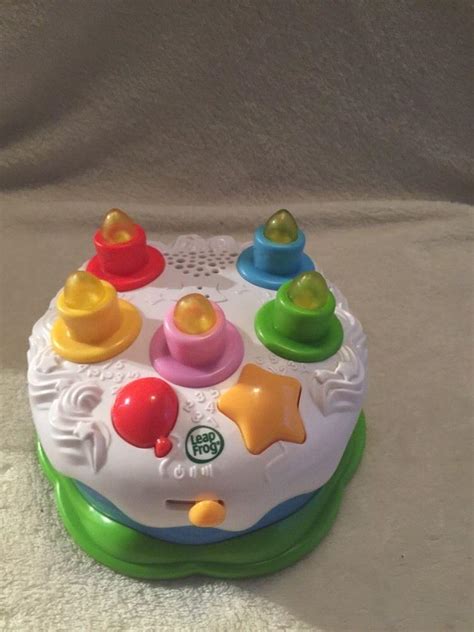 Leapfrog Birthday Cake Counting Candles Light Up Blow Out Musical