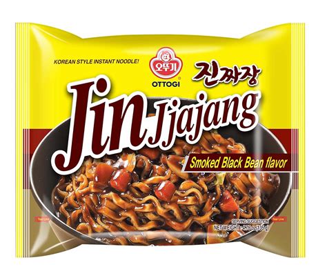 Ottogi Jin Jjajang Korean Instant Noodles Black Bean