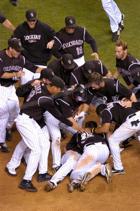 Photos Colorado Rockies Playoffs In 2007
