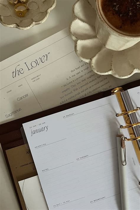 Minimal Weekly Planner Aesthetic Horizontal Lined Planning To Help