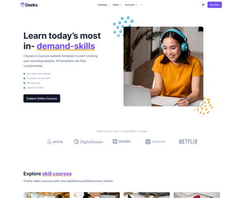 geeks ui nextjs admin dashboard template
