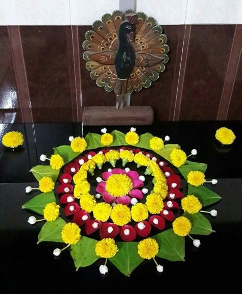 34 Athapoo Kolam Ideas Flower Rangoli Rangoli Designs Flower