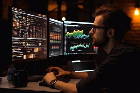 premium ai image it or information technology technicians or computer