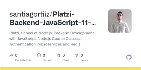 Github Santiagortiizplatzi Backend Javascript 11 Nodejs Auth Microservices Redis Platzi
