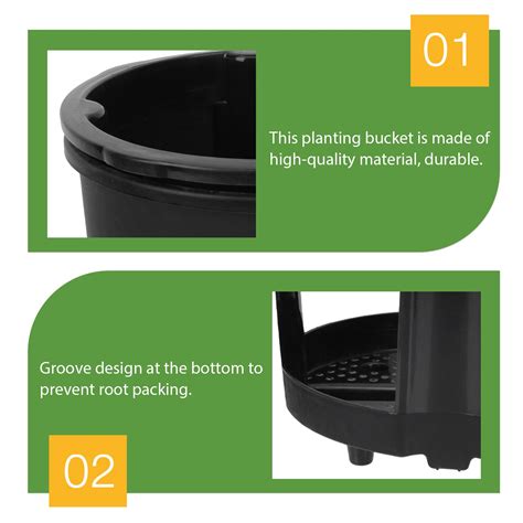 Ginger Planting Bucket Home Potato Growing Box Pla Grandado