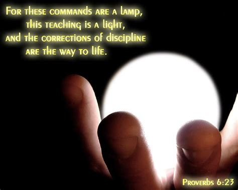 Living Water Lessons From Proverbs 6